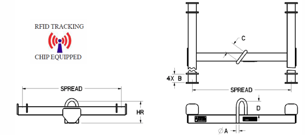 Bulk Container Lifting Beams